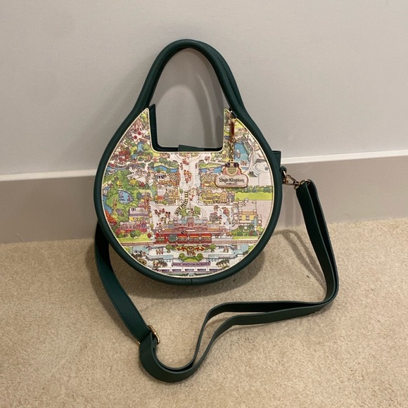 Disney | Bags | Disneys Magic Kingdom Map Purse | Poshmark